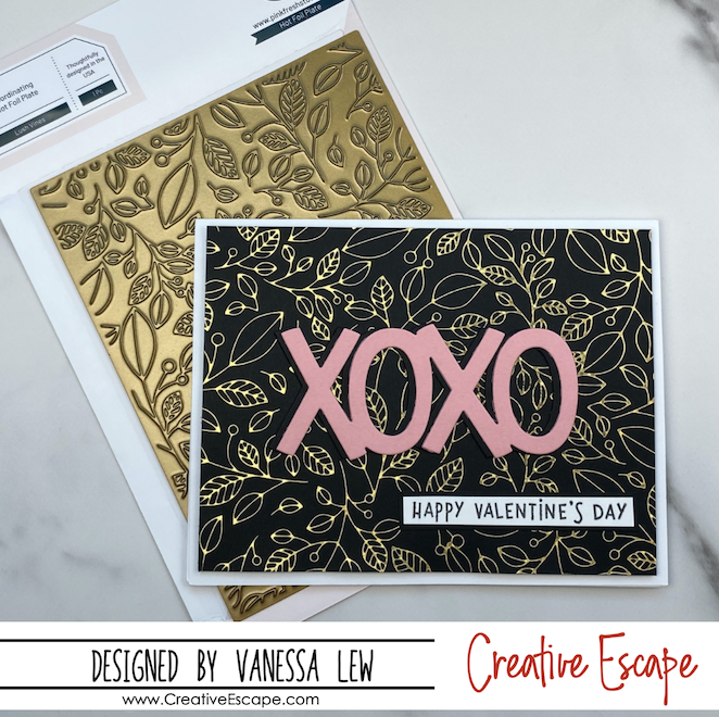 XOXO Card by Vanessa – Creative Escape Blog